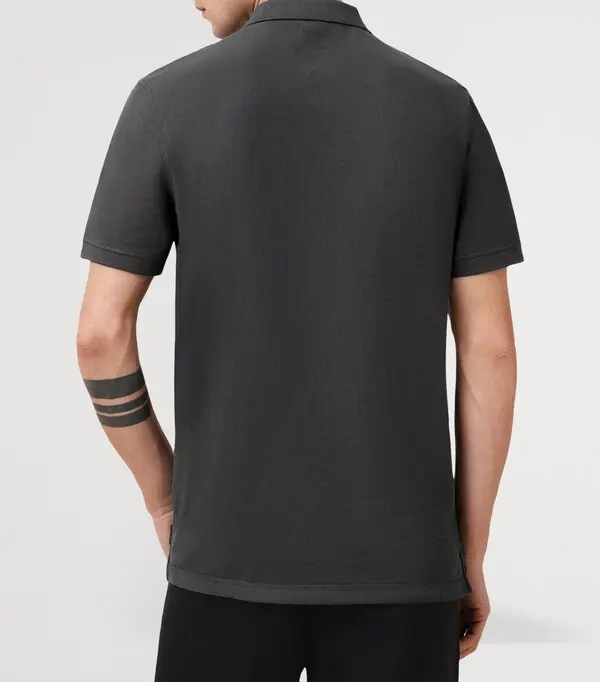 ALLSAINTS Organic Cotton Reform Polo Shirt - Grey