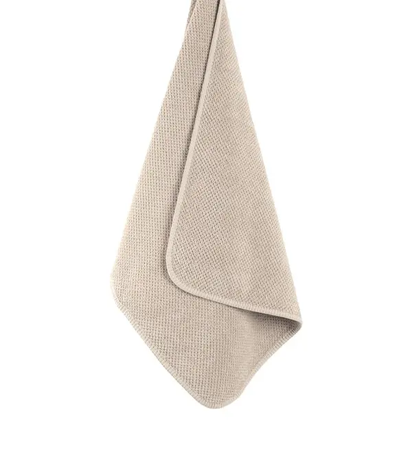 GRACCIOZA Bee Waffle Bath Towel - Grey