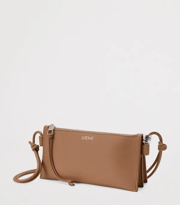 Loewe Leather Joya Pouch - Brown