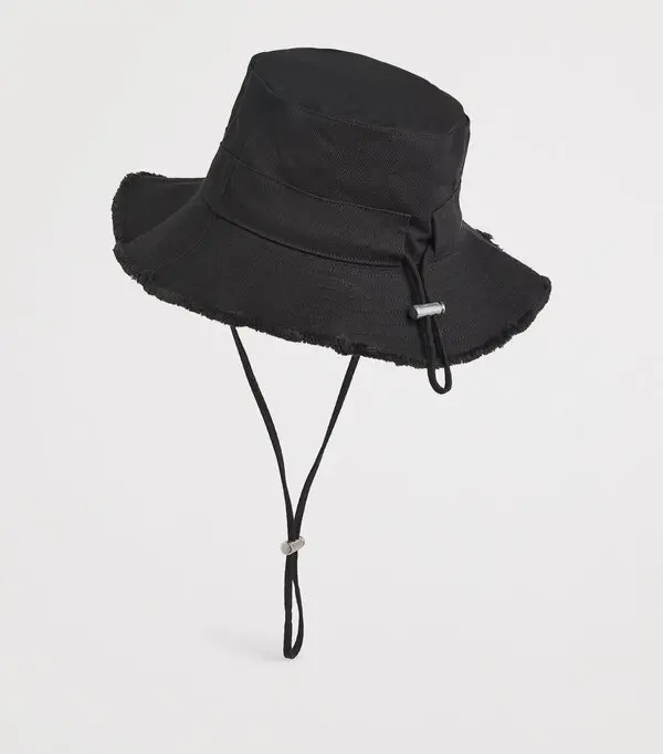Jacquemus Artichaut Logo Bucket Hat - Black