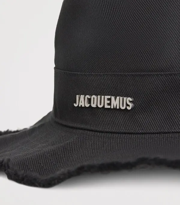 Jacquemus Artichaut Logo Bucket Hat - Black