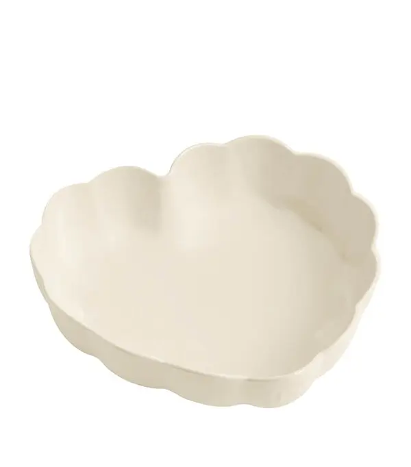 EMILE HENRY Ceramic Madeleine Heart-shaped Baking Dish - Neutral