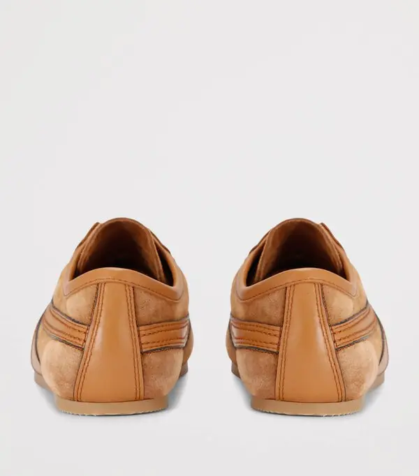 Dries Van Noten Suede Dustin Sneakers - Beige