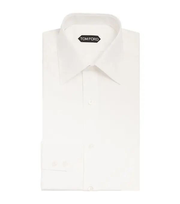 TOM FORD Cotton Poplin Shirt - White