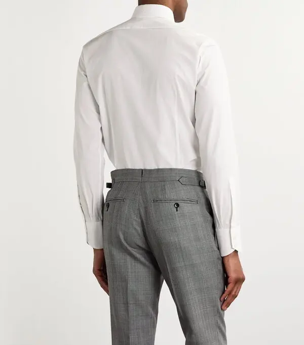 TOM FORD Cotton Poplin Shirt - White