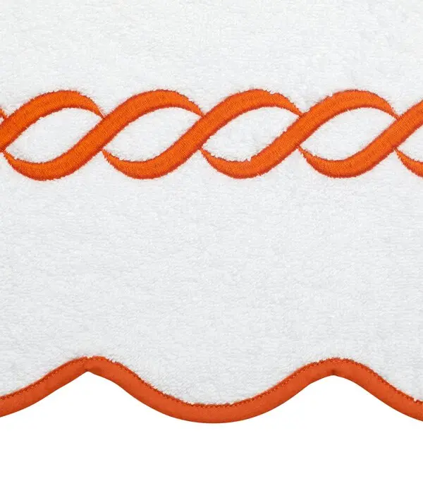 PRATESI Cotton Treccia Bath Towel - Orange