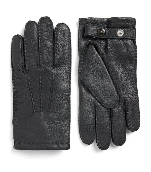 DENTS Hampton Leather Gloves - Black