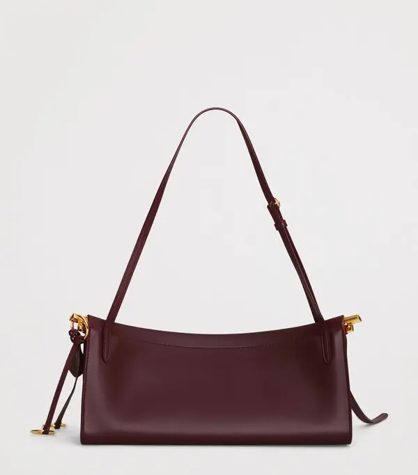 Alaïa Le Click East West Leather Shoulder Bag - Red