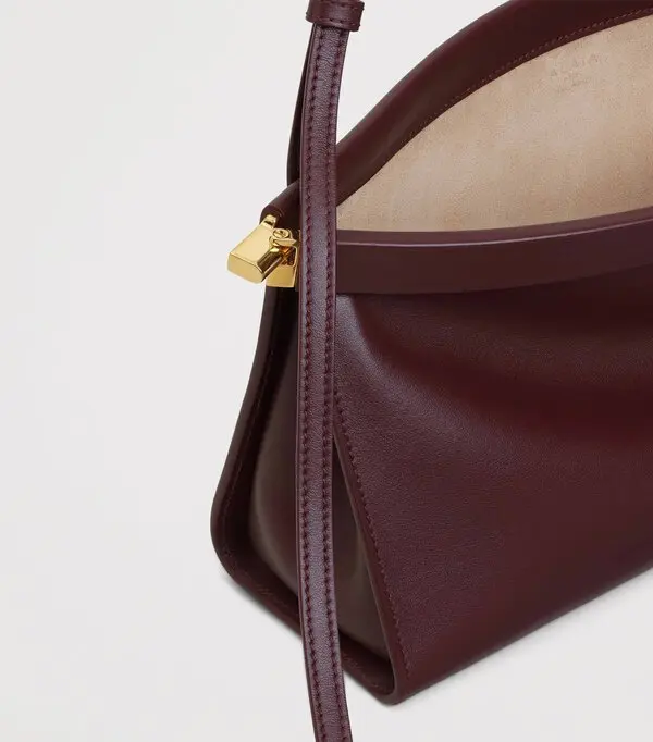 Alaïa Le Click East West Leather Shoulder Bag - Red
