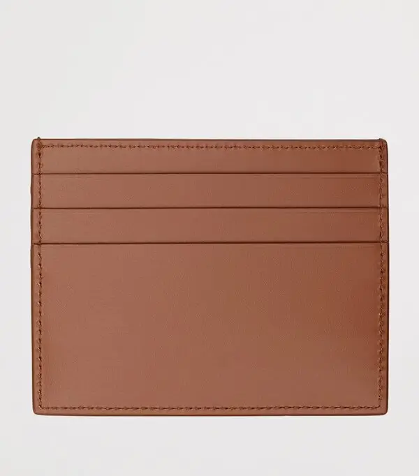 SWAINE Leather Card Holder - Brown