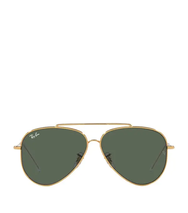 Ray-ban Classic Aviator Sunglasses - Gold