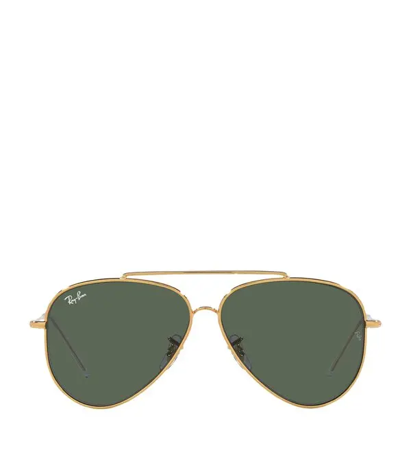 Ray-ban Aviator Sunglasses - Gold