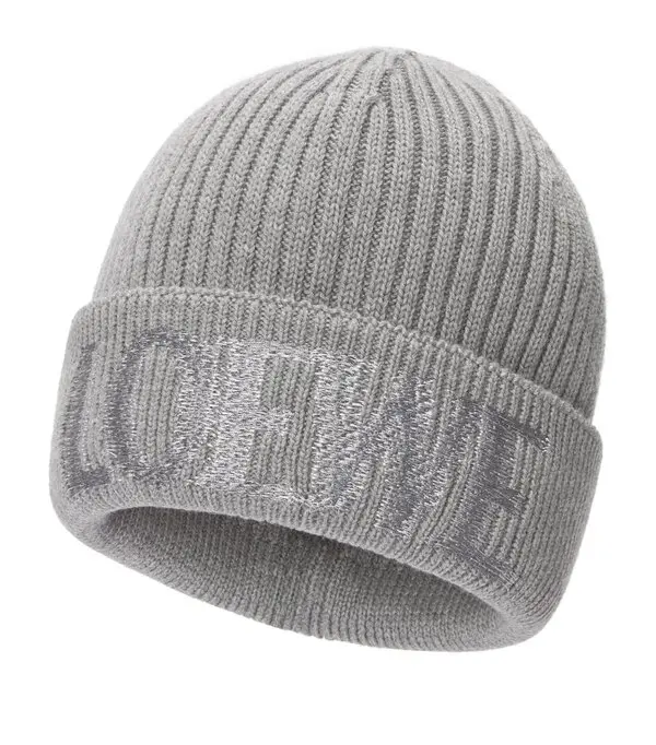 Loewe Wool Logo Beanie - Grey