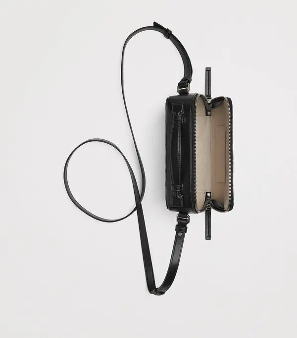 Bottega Veneta Leather Intrecciato Getaway Phone Pouch