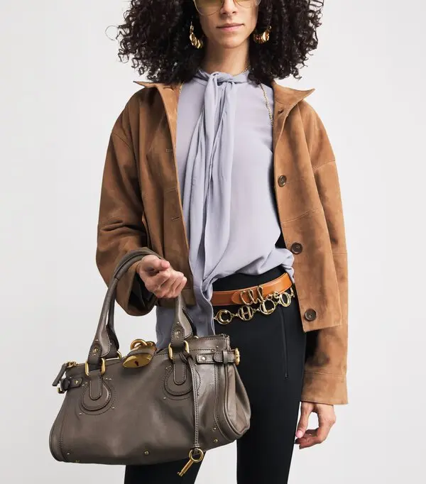 Chloé Iconic Calfskin Belt - Brown