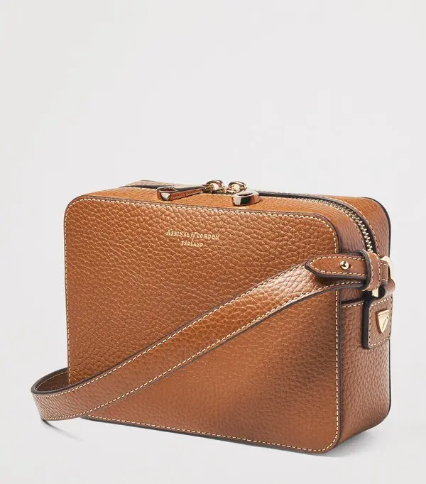 ASPINAL OF LONDON Leather Camera Bag - Brown