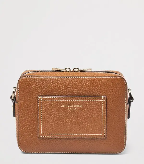 ASPINAL OF LONDON Leather Camera Bag - Brown