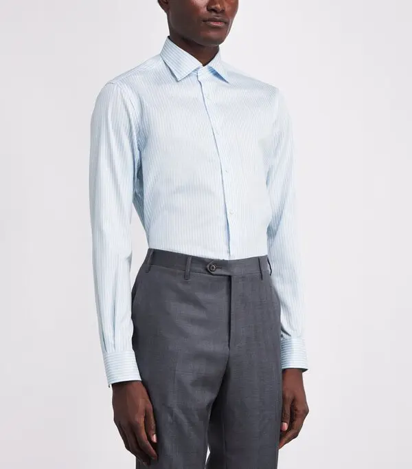Pal Zileri Cotton Stripe Shirt