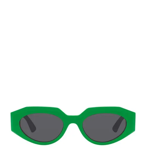 Bottega Veneta Oval Sunglasses - Green