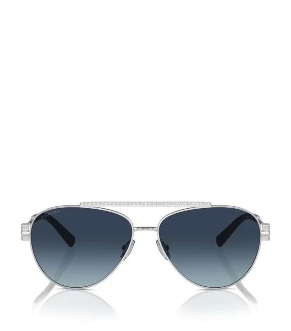 Tiffany & Co. Aviator Sunglasses - Silver