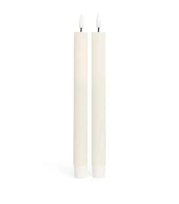 DELUXE HOMEART Wax Led Dinner Candles - Neutral