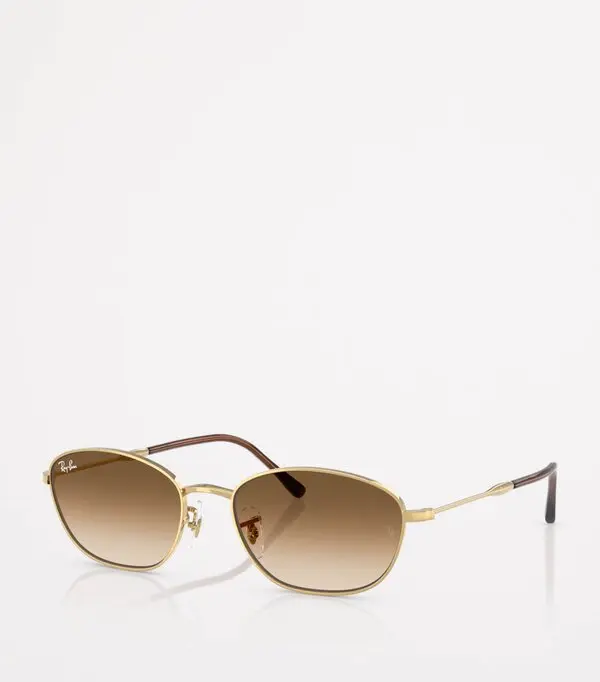 Ray-ban Irregular Sunglasses - Gold