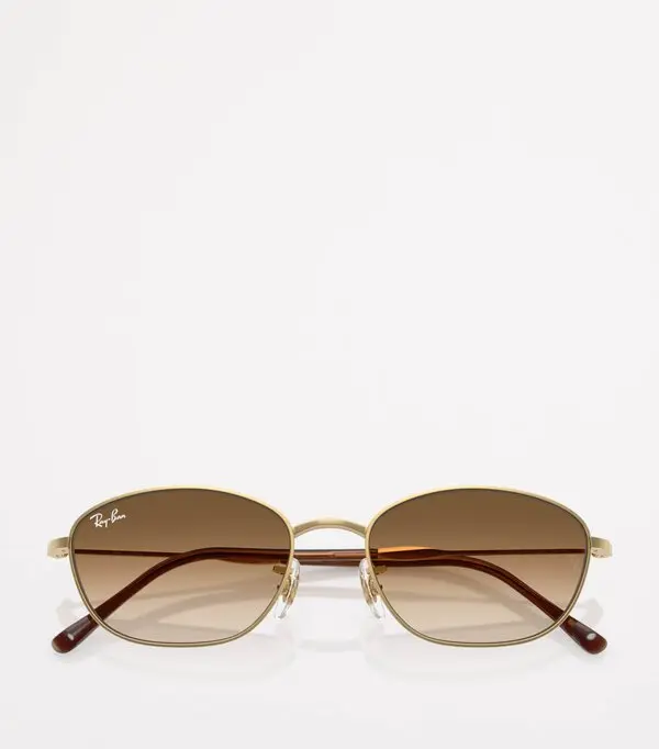 Ray-ban Irregular Sunglasses - Gold