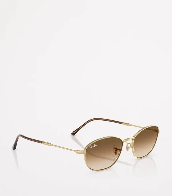 Ray-ban Irregular Sunglasses - Gold