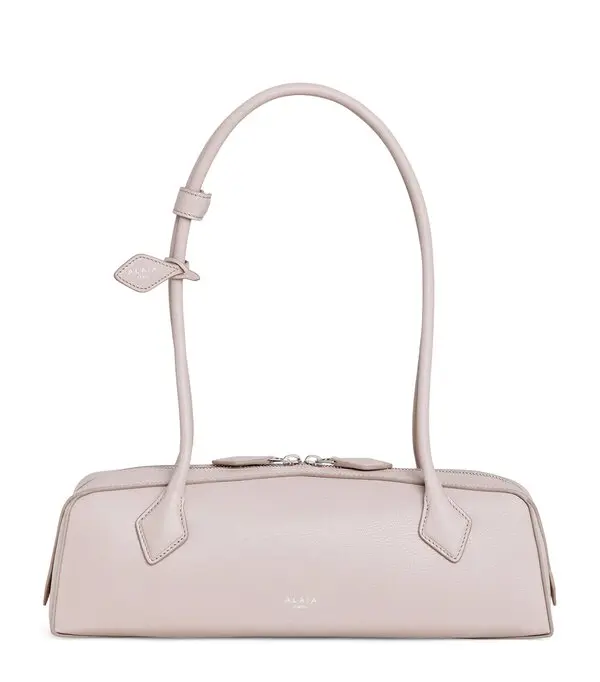 Alaïa Medium Le Teckel Shoulder Bag - Beige
