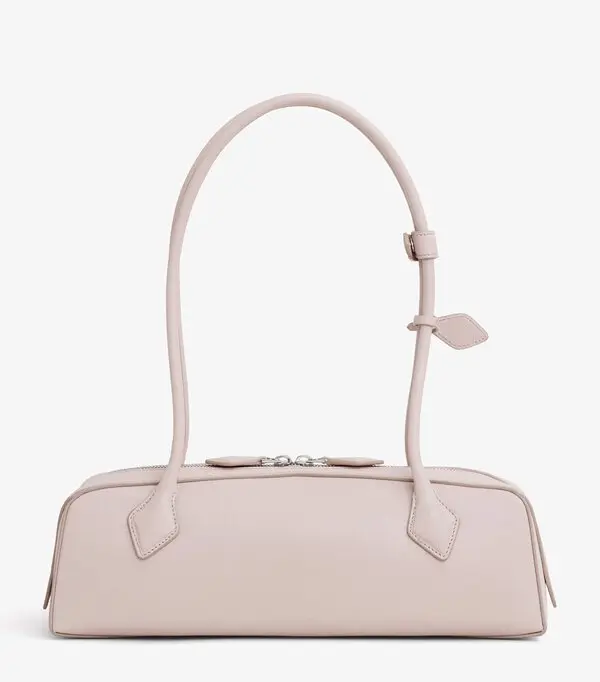 Alaïa Medium Le Teckel Shoulder Bag - Beige