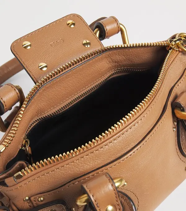 Chloé Small Leather Paddington Top-handle Bag - Brown