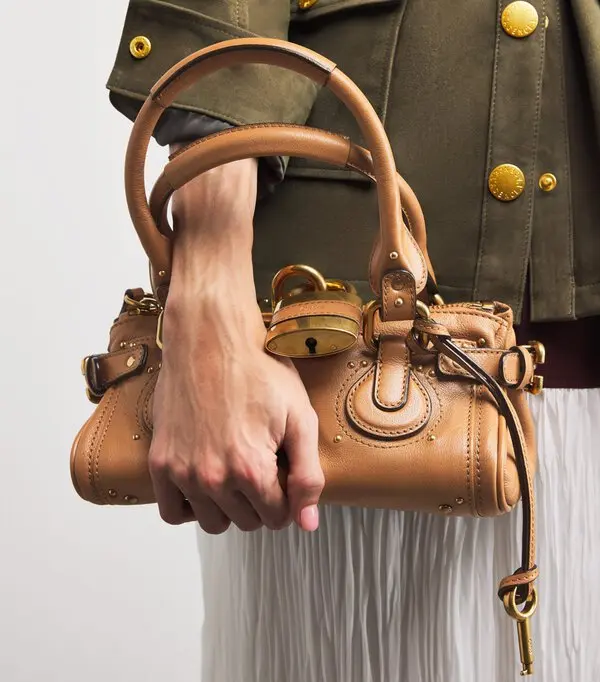 Chloé Small Leather Paddington Top-handle Bag - Brown