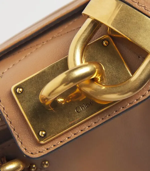 Chloé Small Leather Paddington Top-handle Bag - Brown