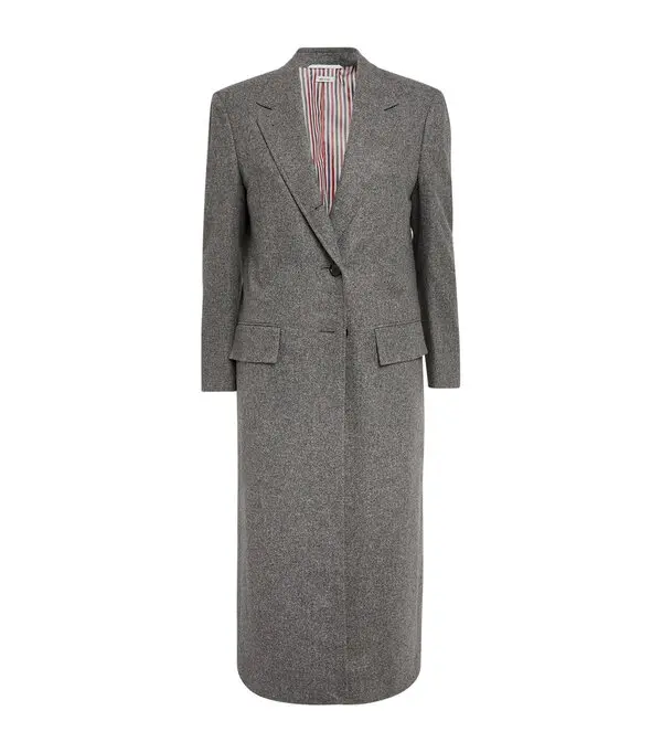 Thom Browne Tailored Overcoat - Grey
