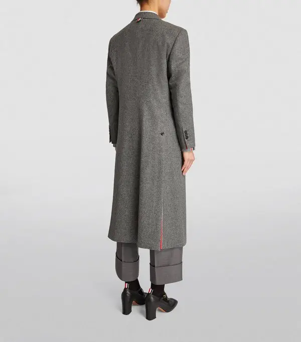 Thom Browne Tailored Overcoat - Grey
