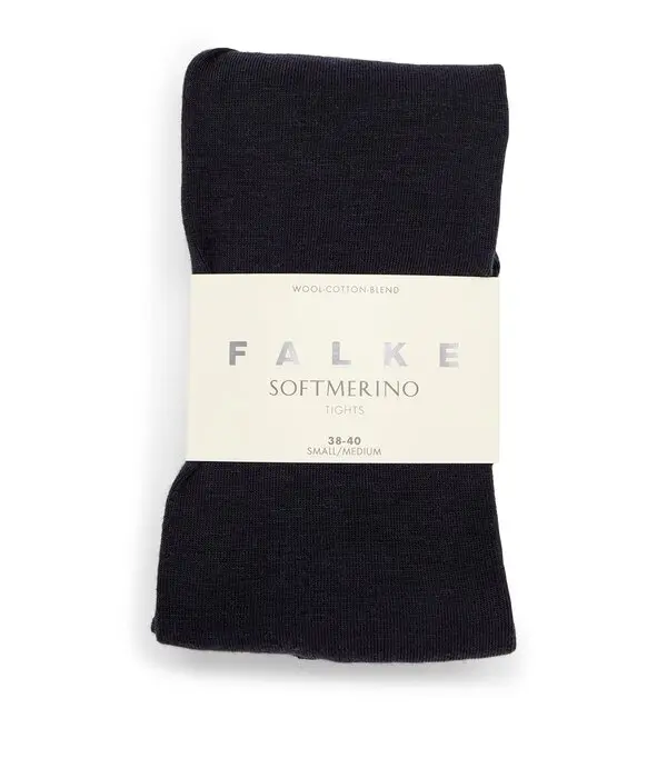 Falke Softmerino Tights - Navy