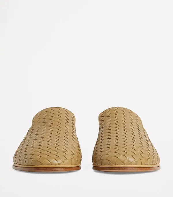 Bottega Veneta Lambskin Sunday Slippers - Neutral