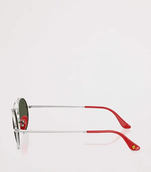 Ray-ban Metal Oval Sunglasses - Silver
