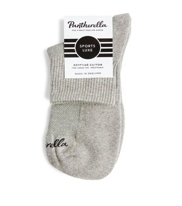 Pantherella Egyptian Cotton-blend Socks - Grey