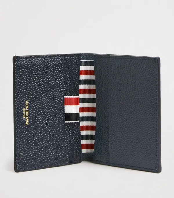 Thom Browne Leather Double Card Holder