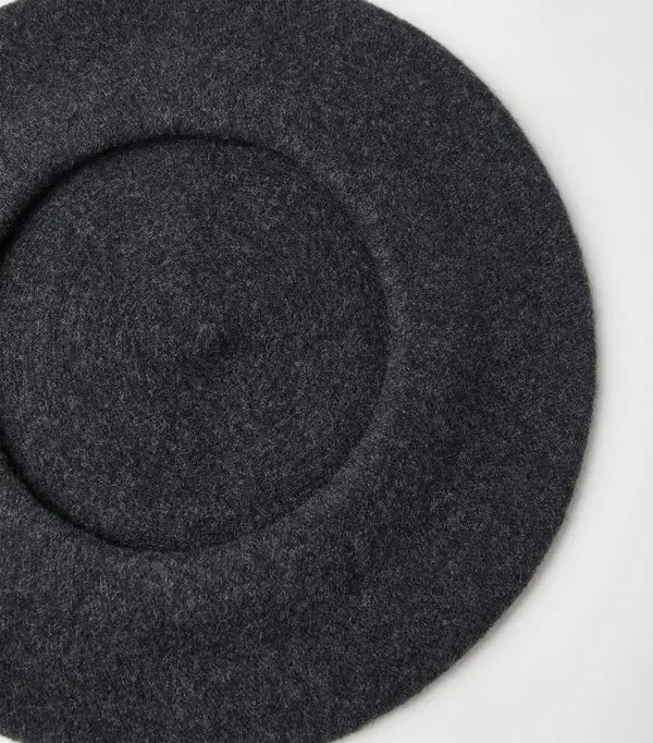 Brunello Cucinelli Wool Beret - Black