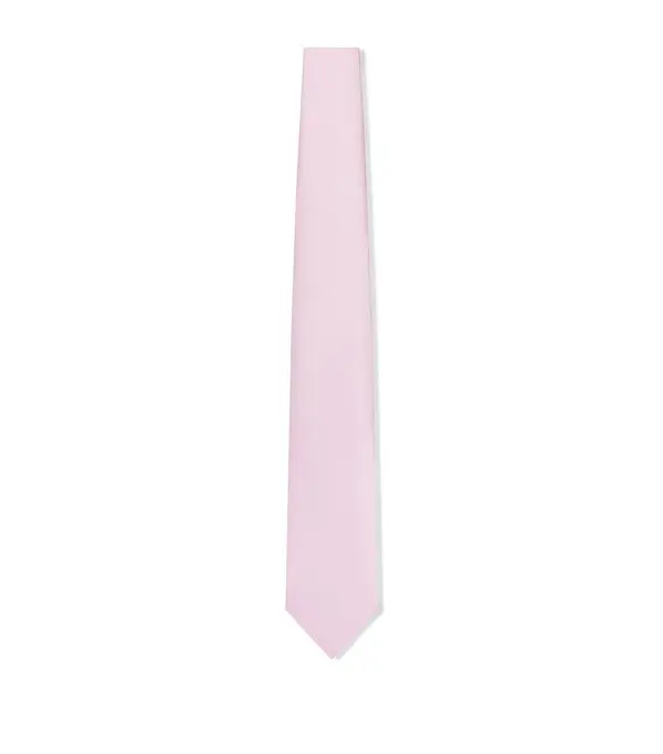 TOM FORD Mulberry Silk Twill Tie - Pink