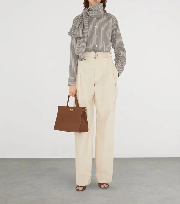 Burberry Small Cotswolds Tote Bag - Brown
