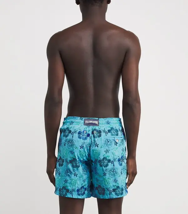 Vilebrequin Embroidered Mistral Swim Shorts - Blue