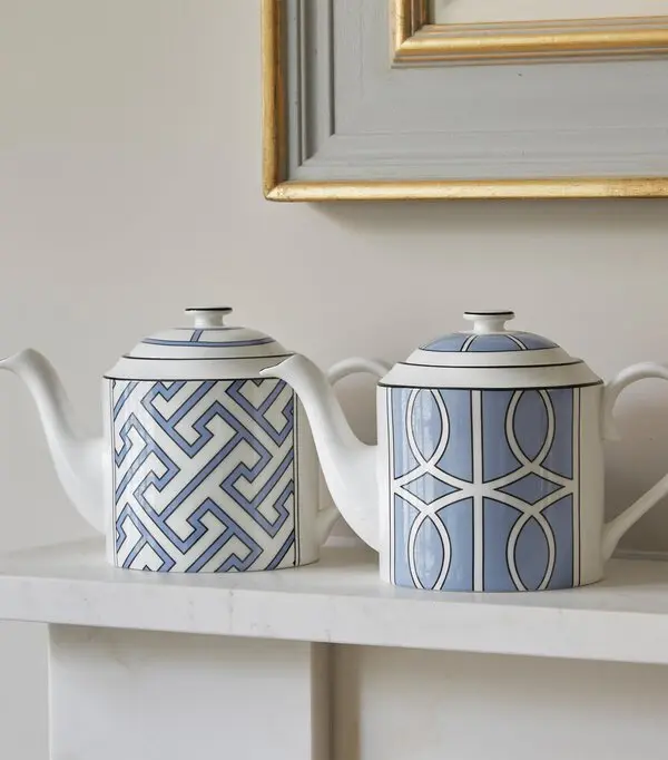 O.W.LONDON Maze Teapot - Blue