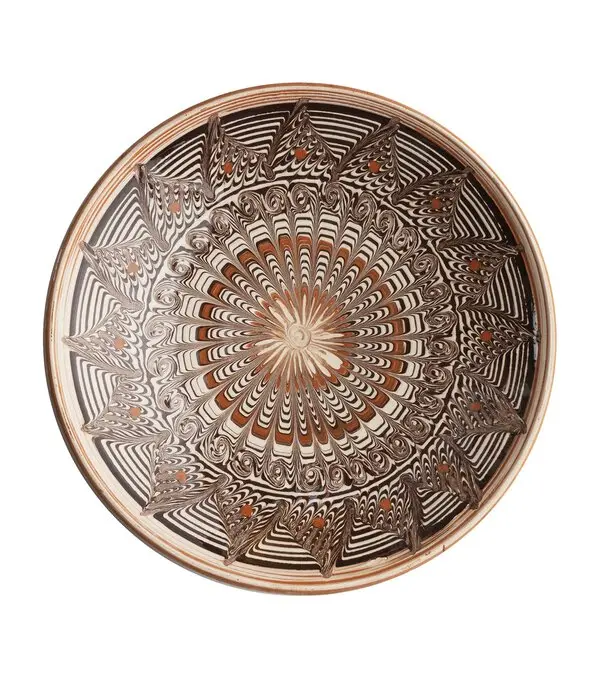 CABANA MAGAZINE Ceramic Horezu Plate - Neutral