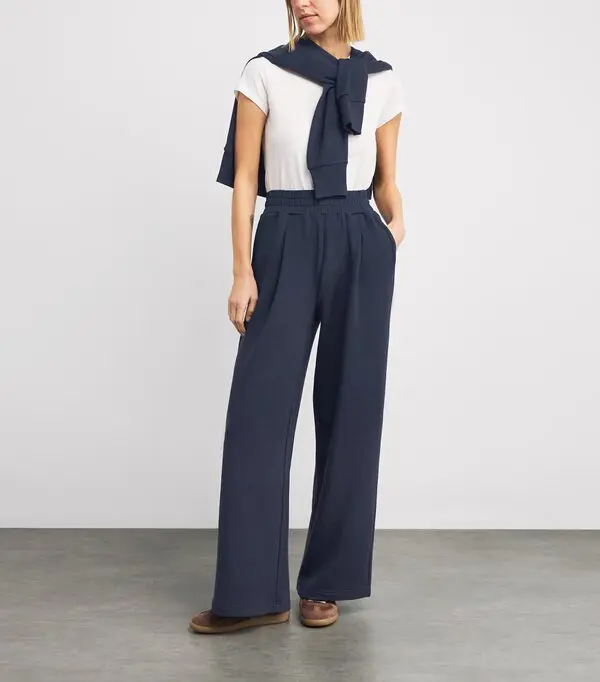 Varley Extra Wide Leg Trousers - Navy