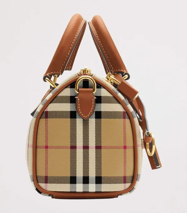 Burberry Mini Check Bowling Bag