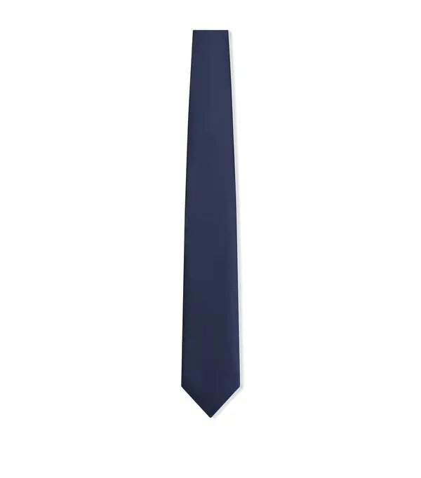 TOM FORD Mulberry Silk Twill Neck Tie - Blue