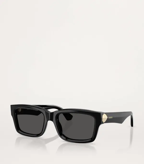 Burberry Acetate Square Sunglasses - Black